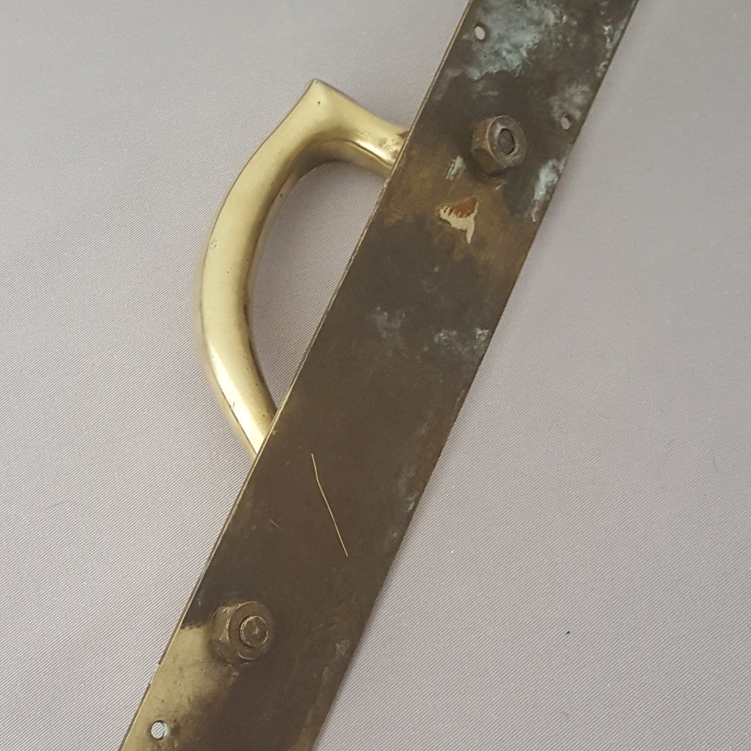 RH Edwardian 26'' Antique Pull Handle | Architectural Decor