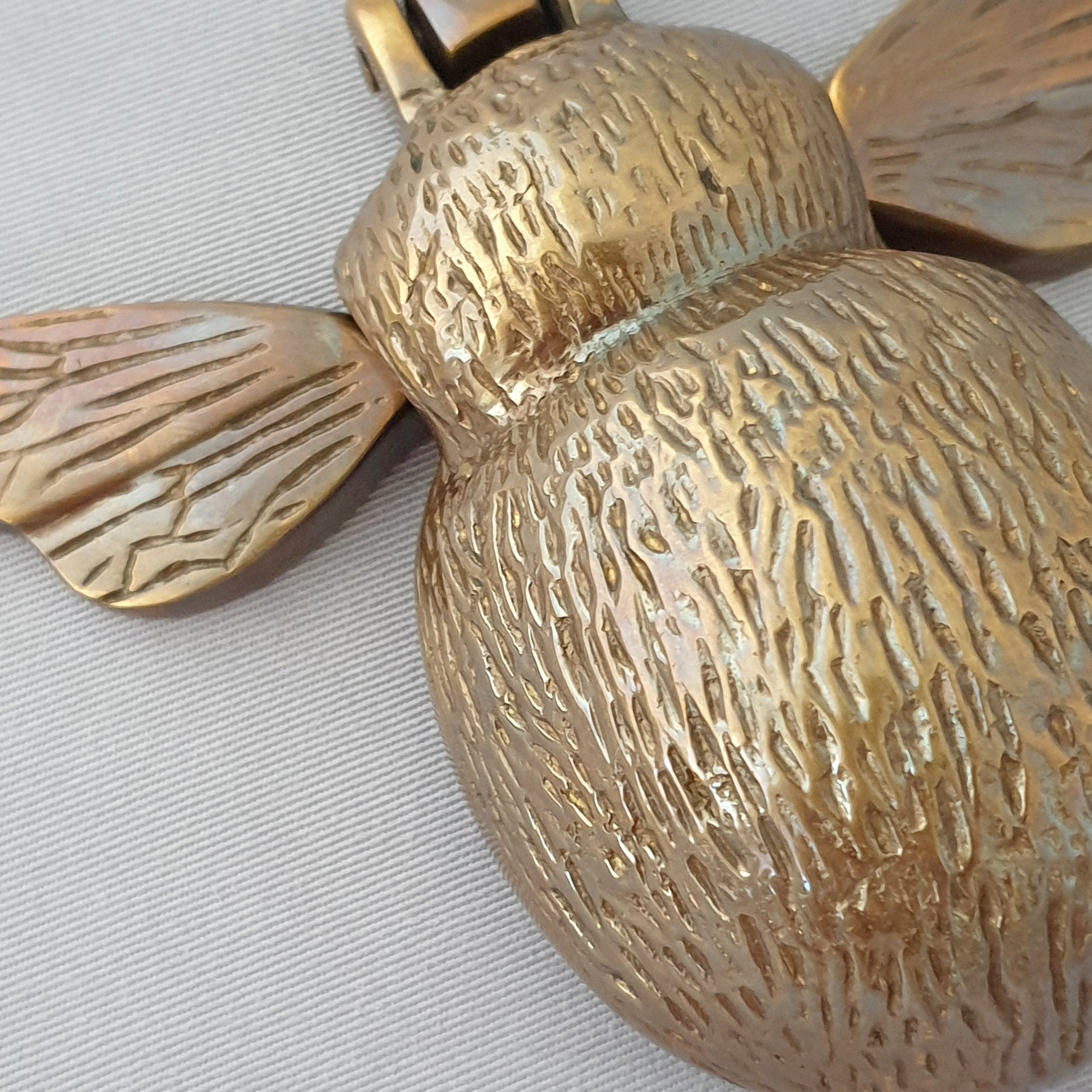 Brass Bee Front Door Knocker | Architectural Decor
