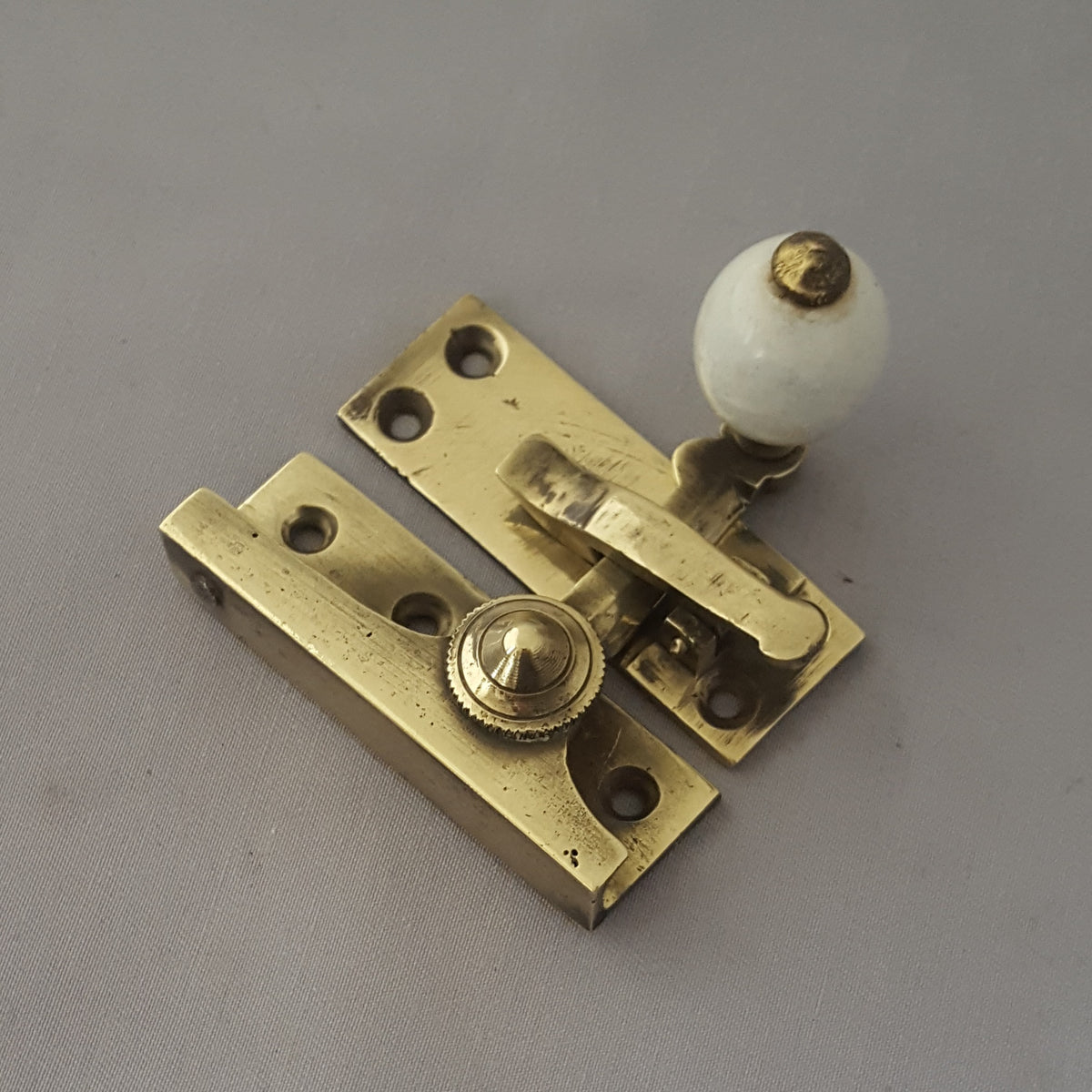 Antique Victorian Ceramic Sash Fasteners | Architectural Decor