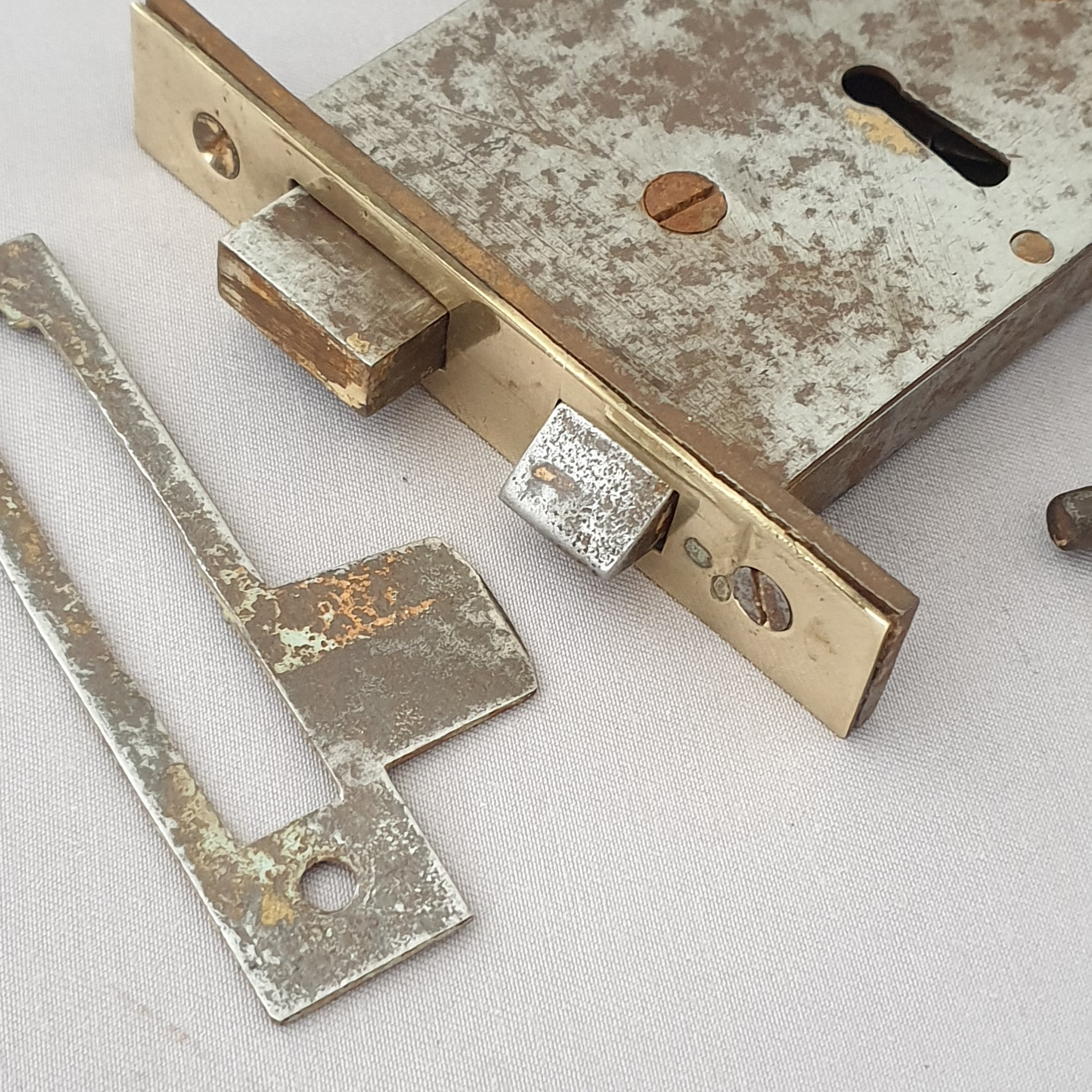 Mid Victorian Antique Mortice Lock | Architectural Decor
