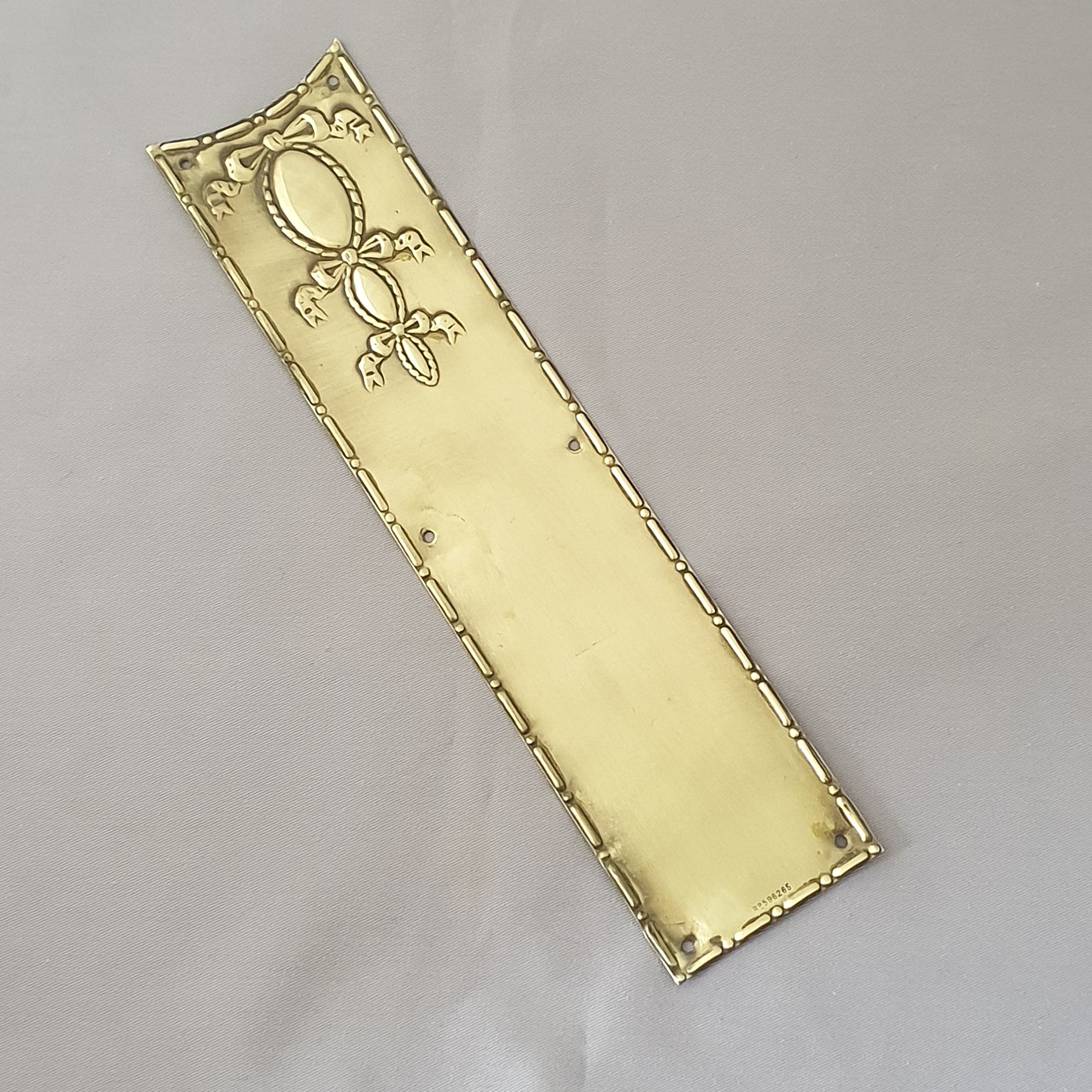 Edwardian Brass Antique Finger Plates | Architectural Decor