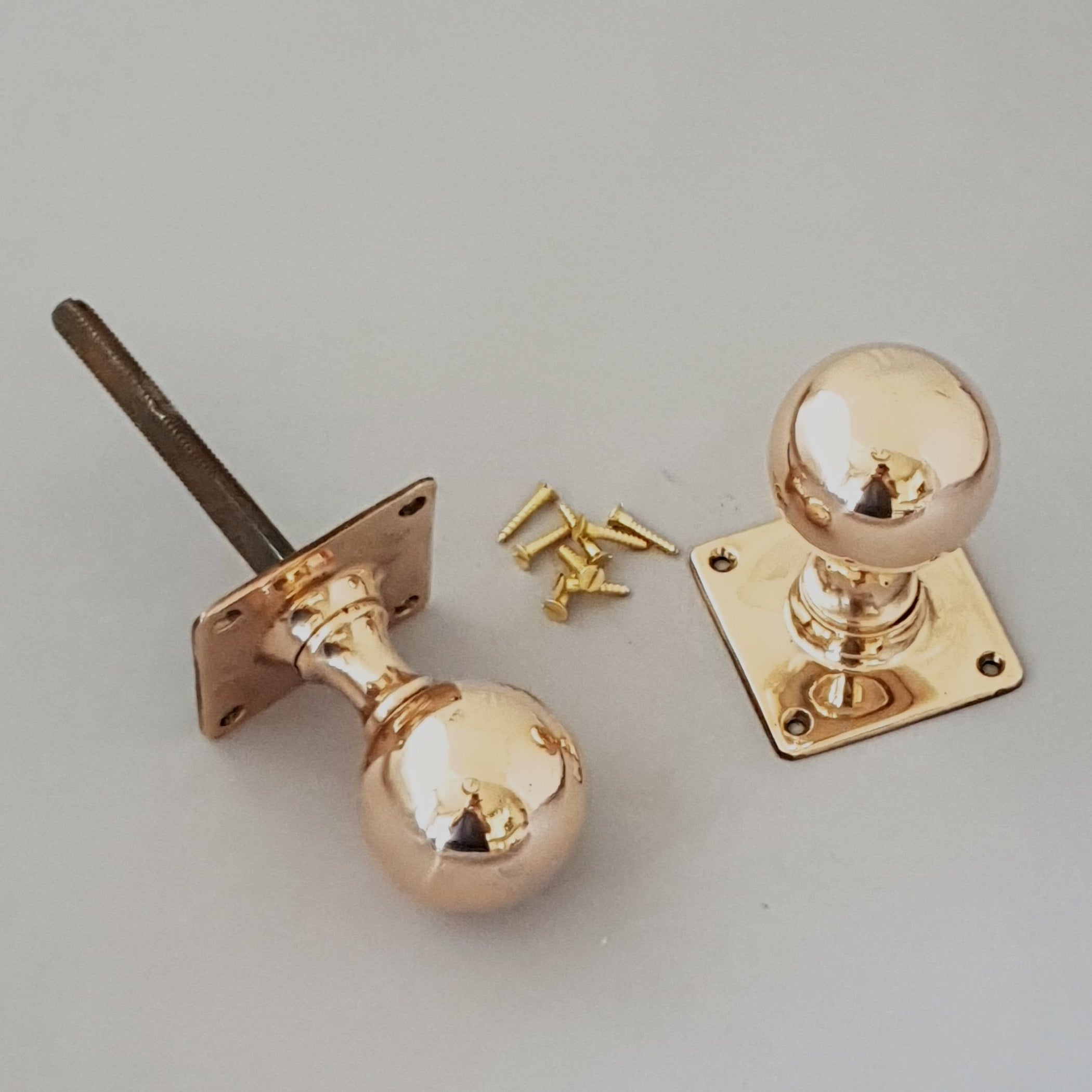 Edwardian Antique Ball Door Handles | Architectural Decor