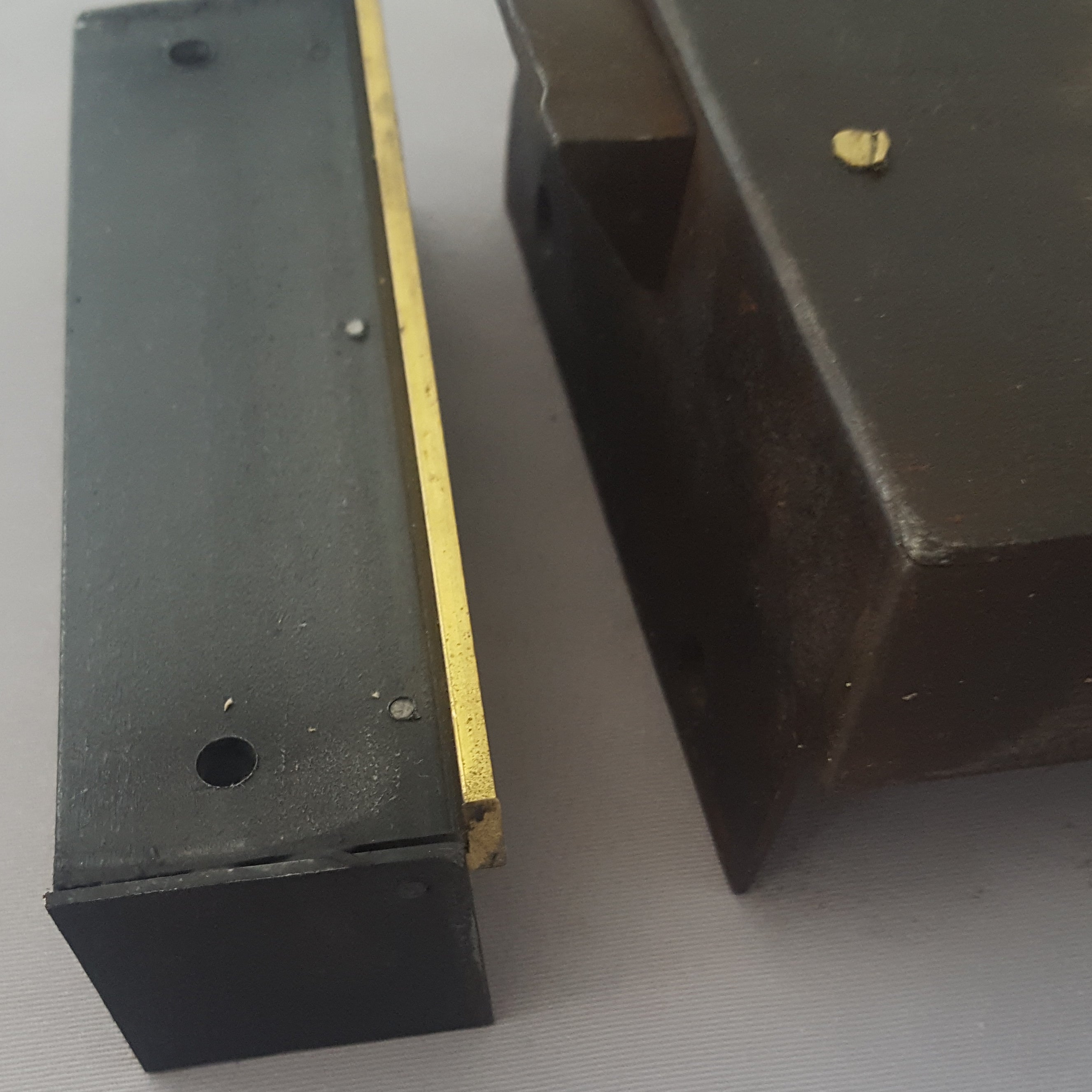 9'' Early Victorian Antique Front Door Lock | Architectural Decor