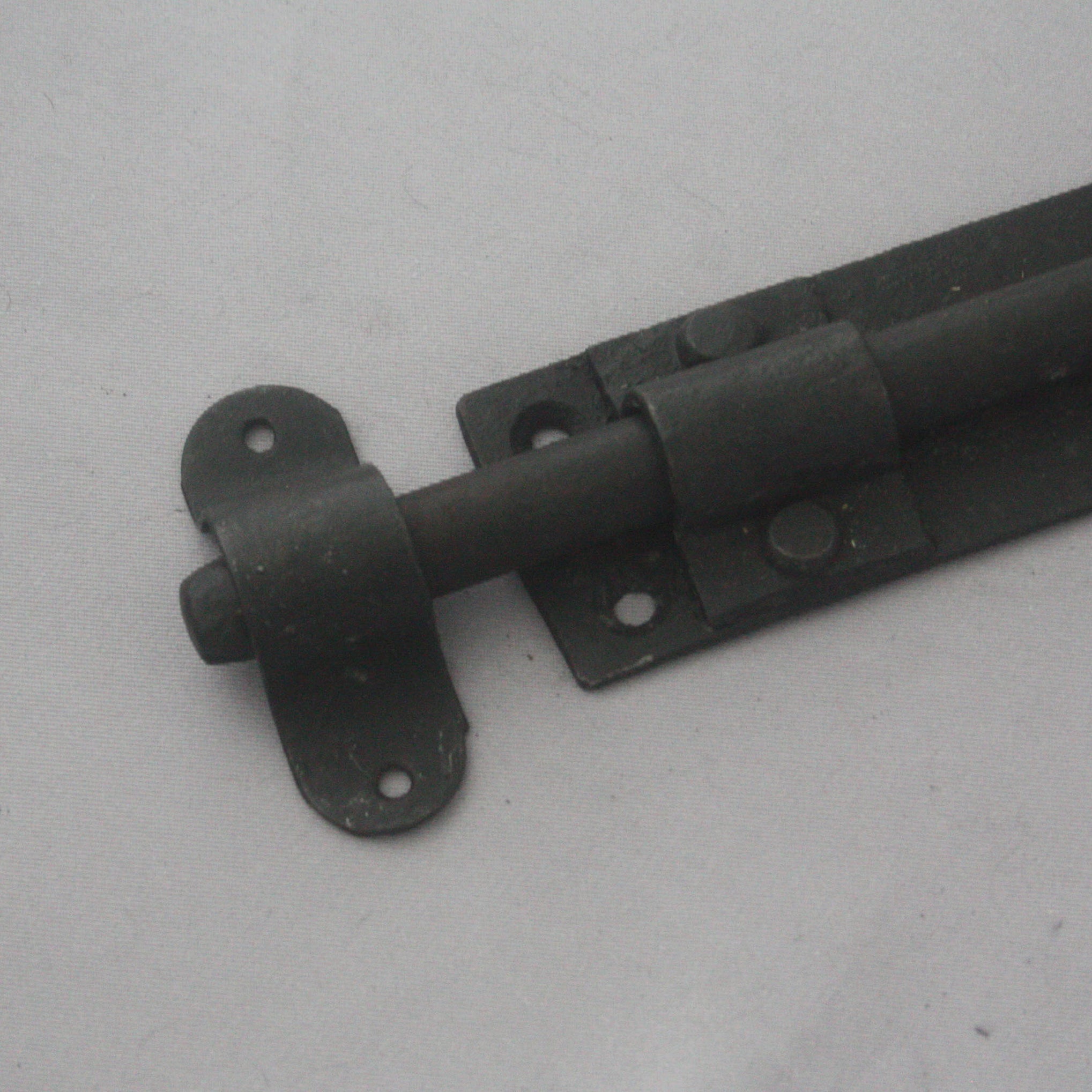 16'' Georgian Wrought Iron Antique Bolt | Architectural Decor
