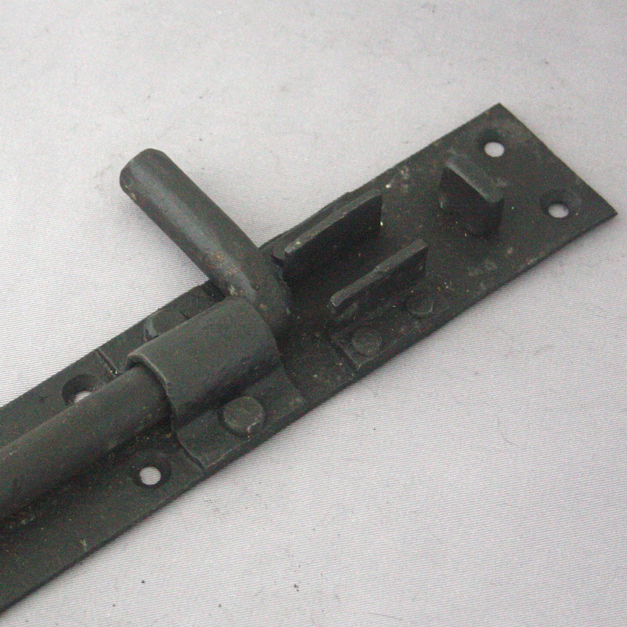 16'' Georgian Wrought Iron Antique Bolt | Architectural Decor