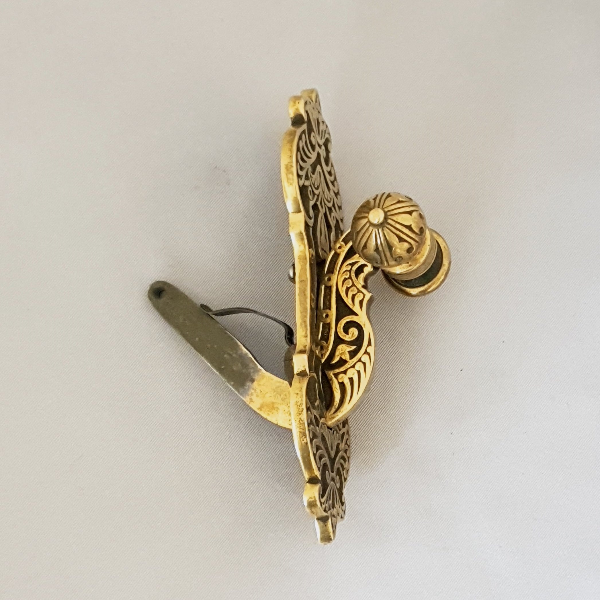 Late Victorian Antique Sprung Bell Pull | Architectural Decor