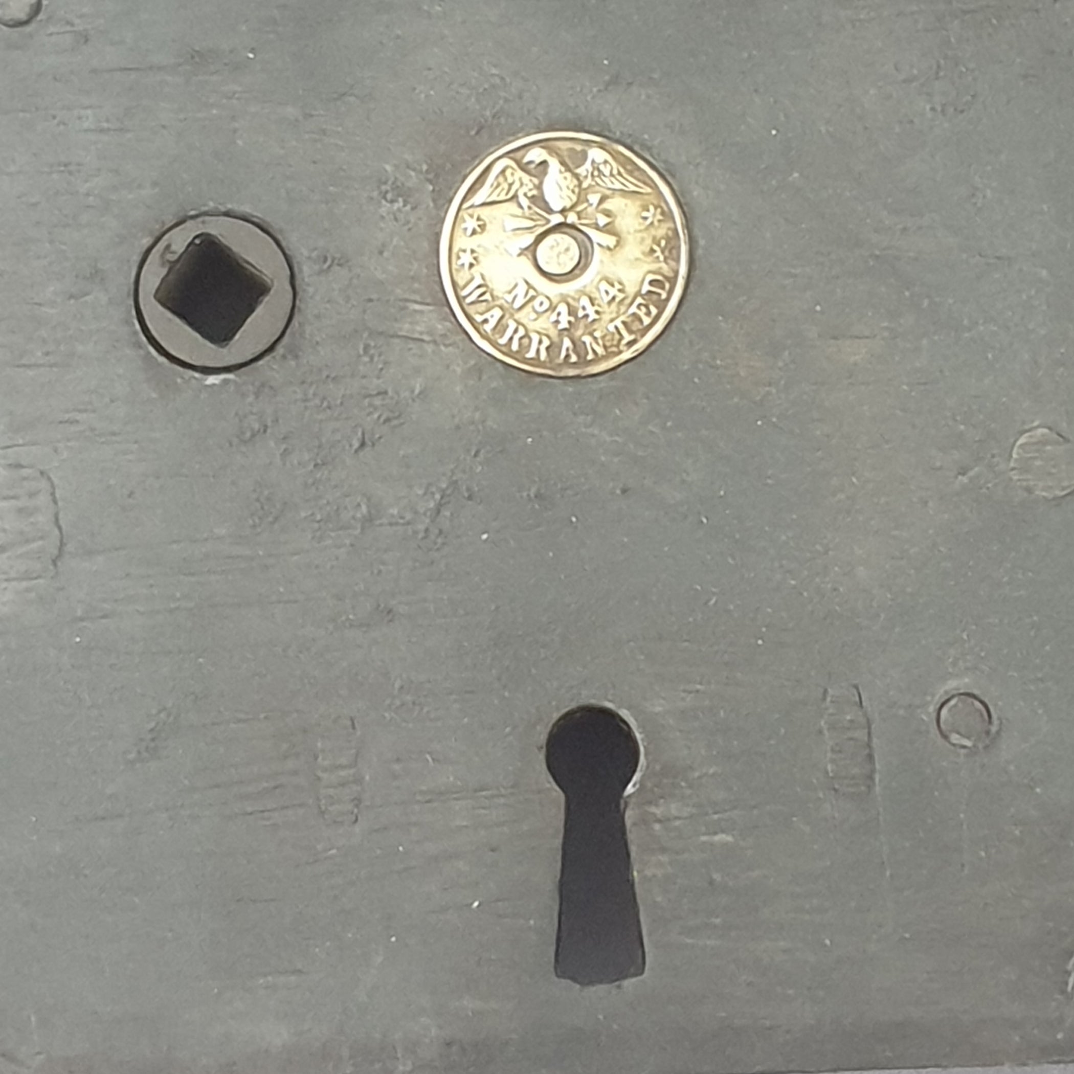 RH Antique Victorian Carpenter Rim Lock | Architectural Decor