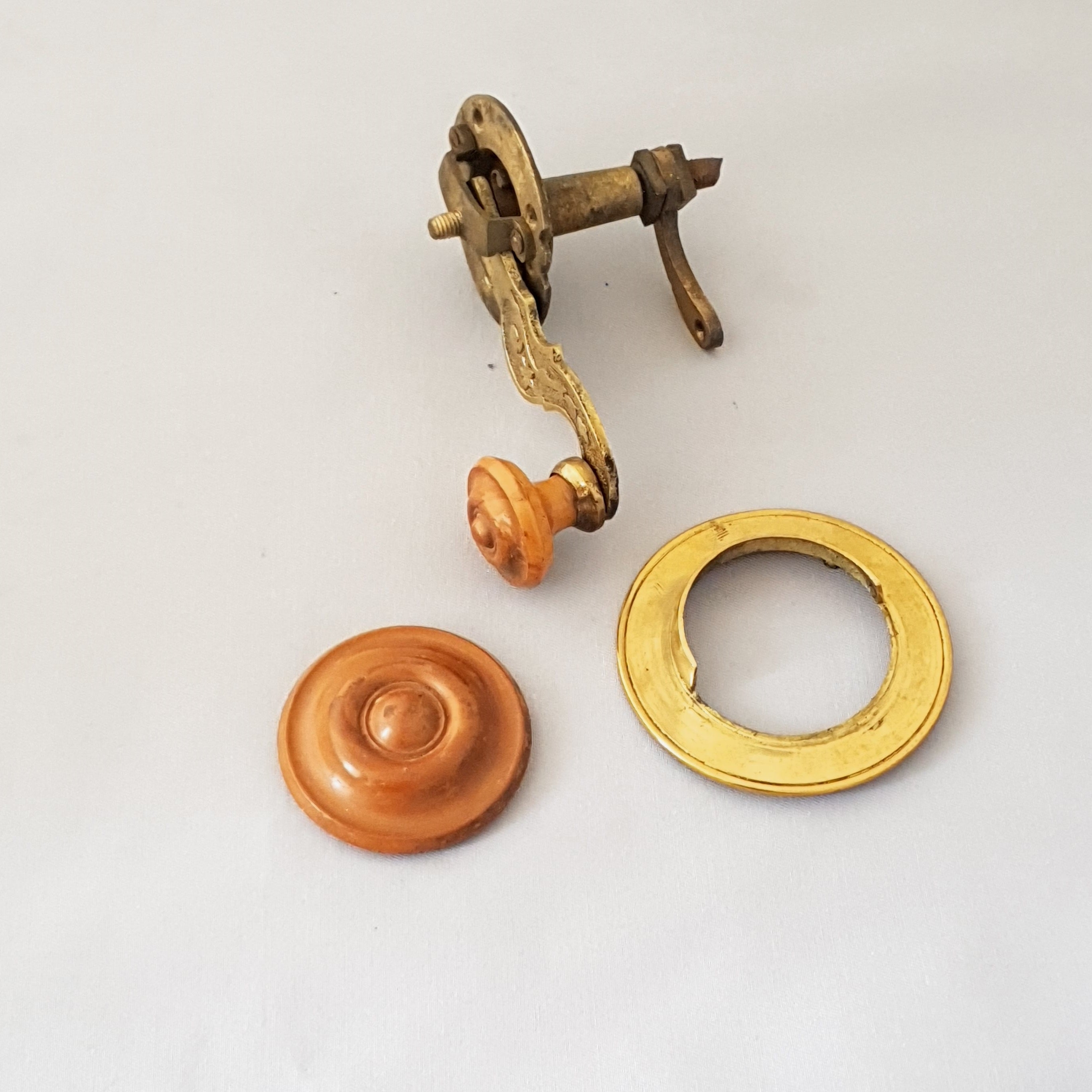 Antique Victorian Sprung Servants Call Lever | Architectural Decor