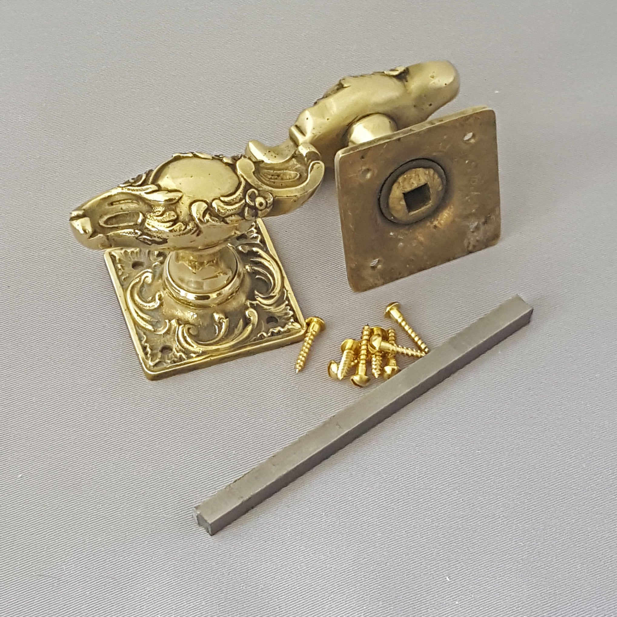 Victorian Rococo Style Antique Door Knobs | Architectural Decor