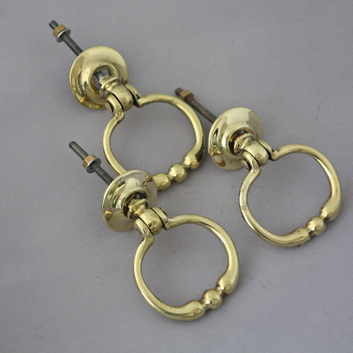 3 Reclaimed Large Drop Cabinet Handles | Architectural Decor