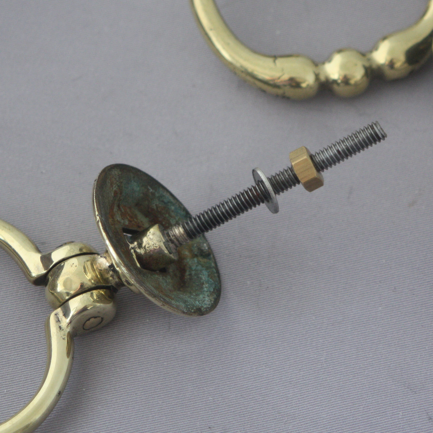 3 Reclaimed Large Drop Cabinet Handles | Architectural Decor