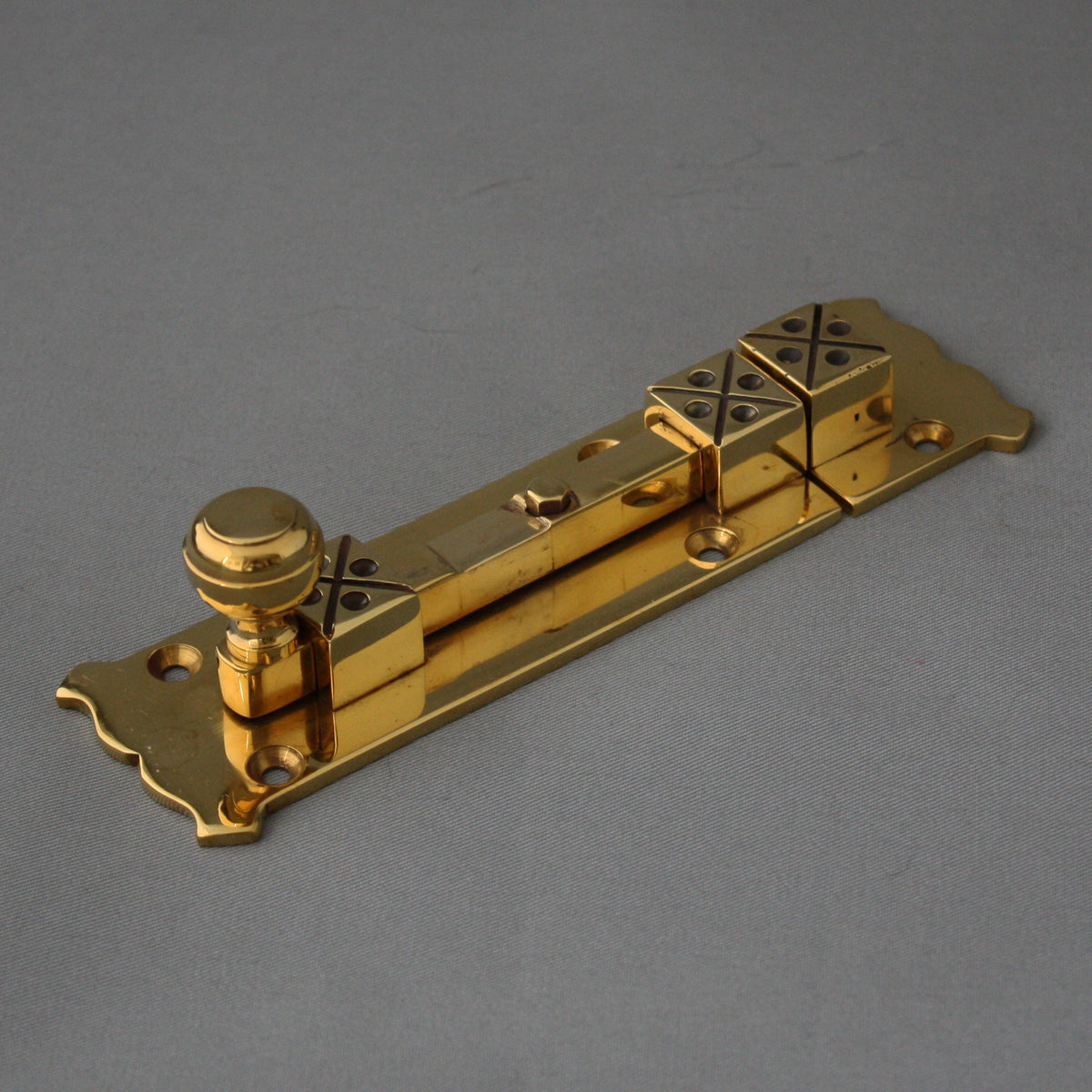 Arts & Crafts Brass Bolt | Architectural Decor