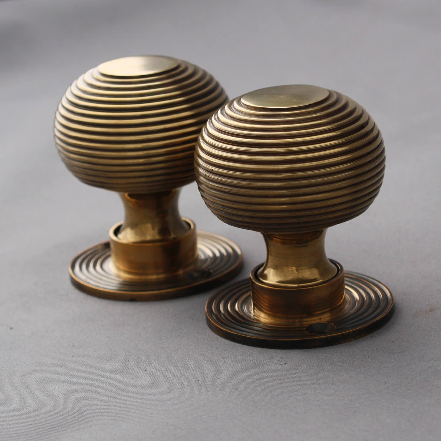 Brass Beehive Door Knobs | Architectural Decor