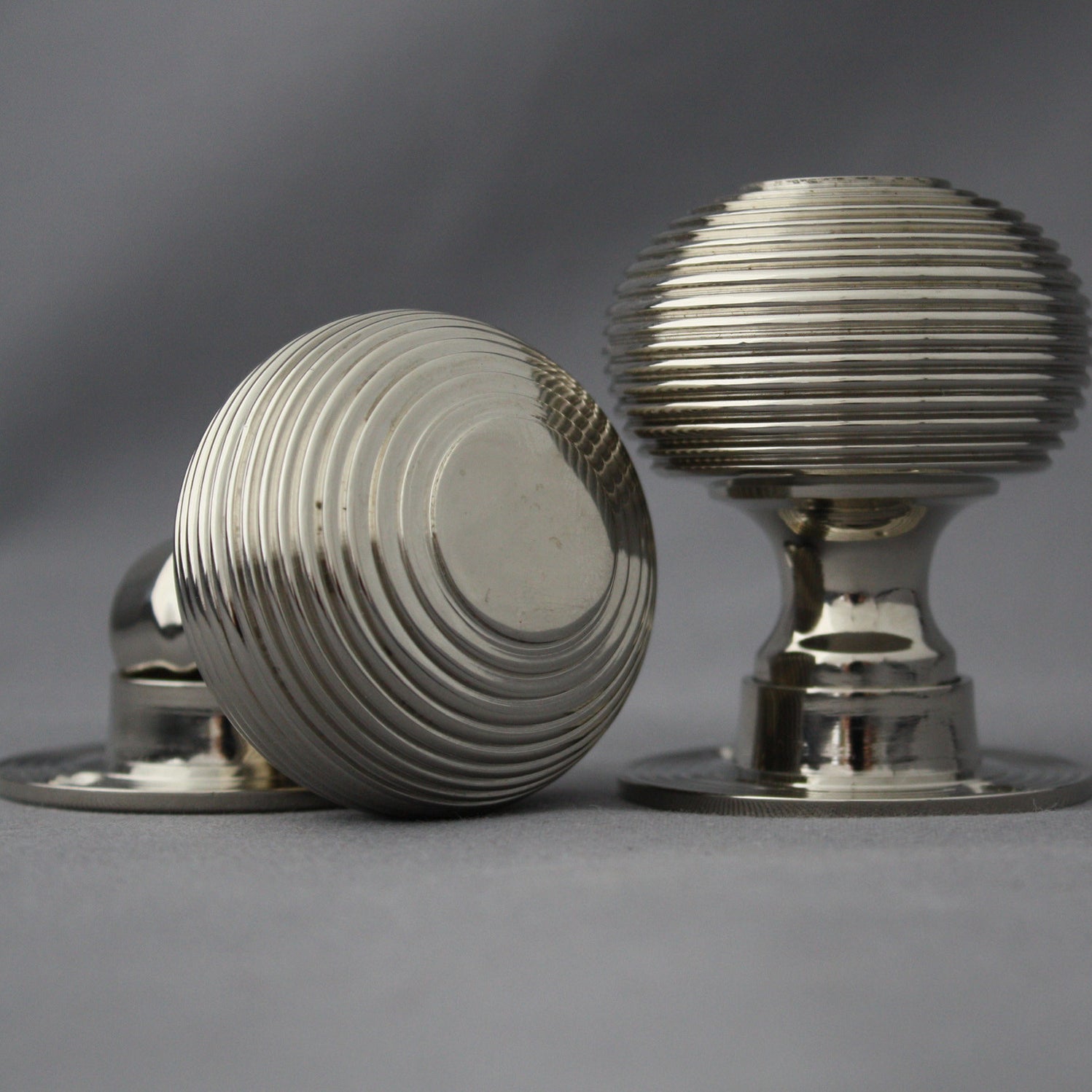 Nickel Beehive Door Knobs | Architectural Decor