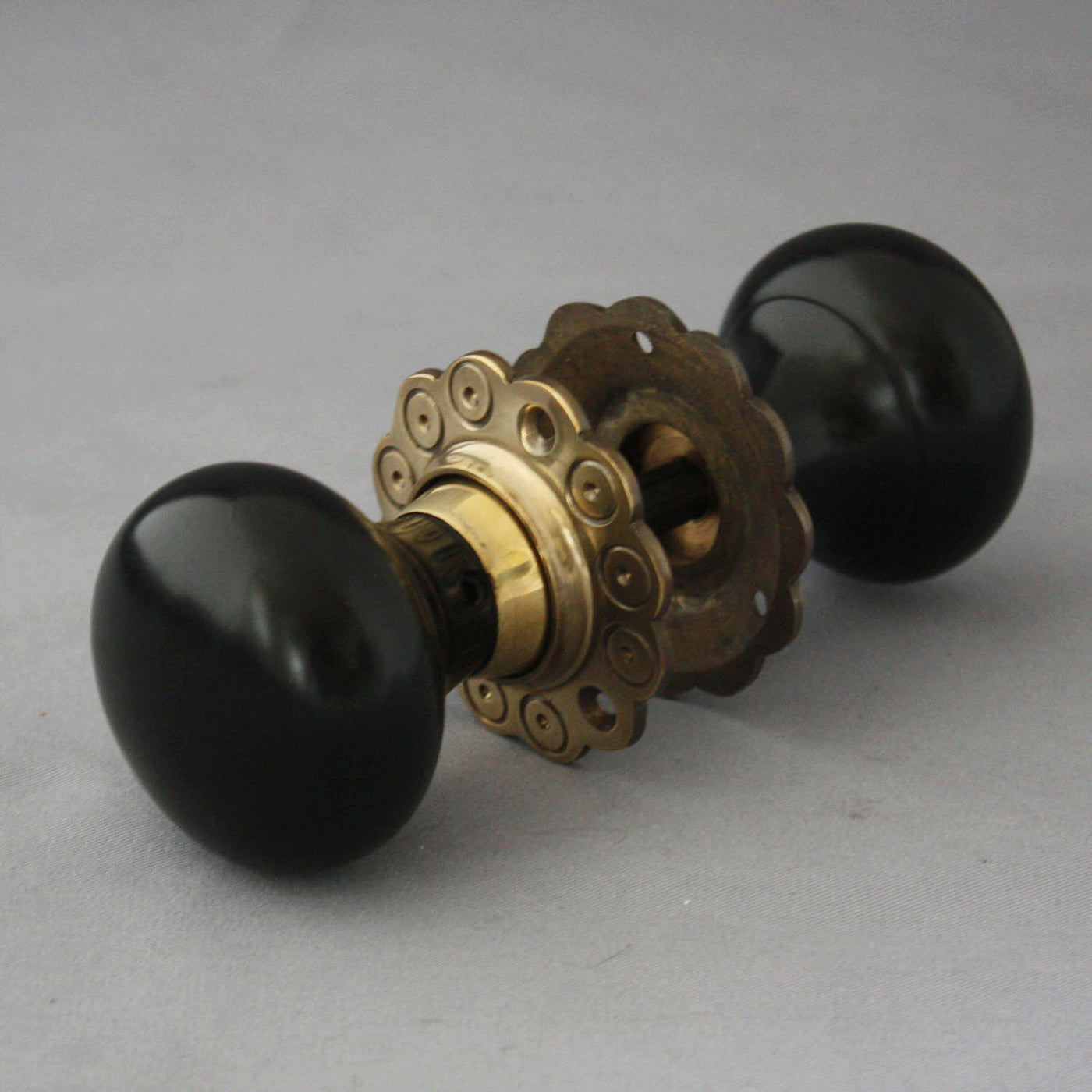 Solid Ebony Bun Door Knobs | Architectural Decor
