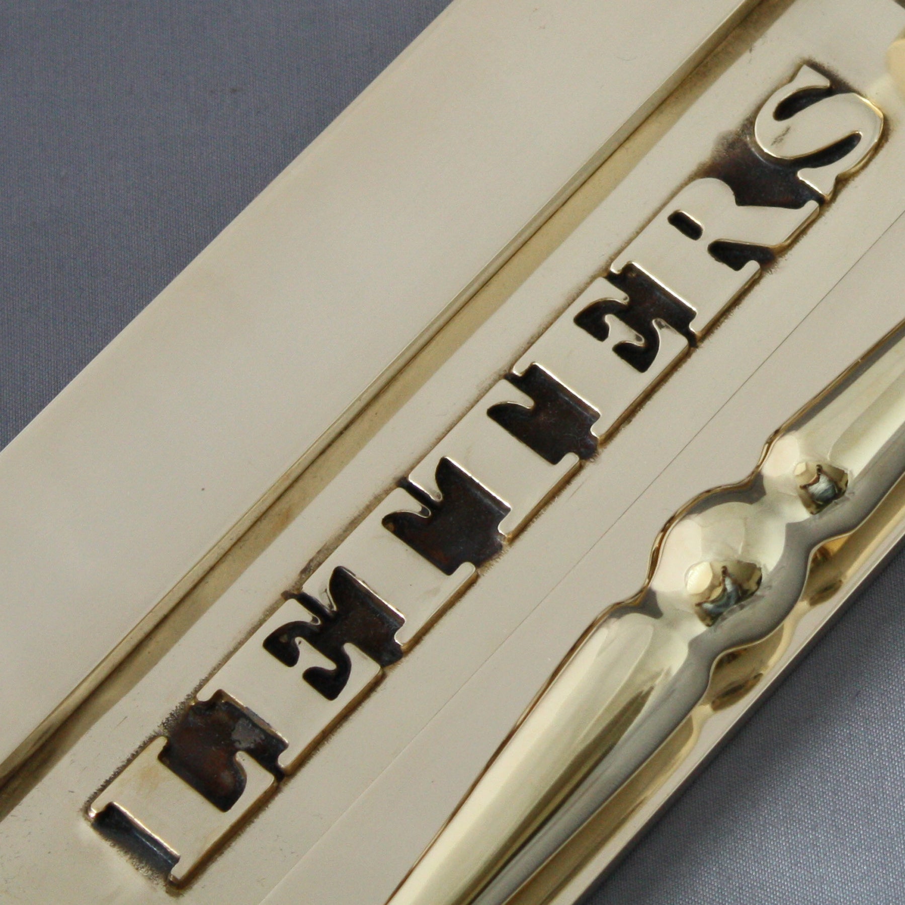 Classic Brass Letterbox, Clapper & Tidy | Architectural Decor