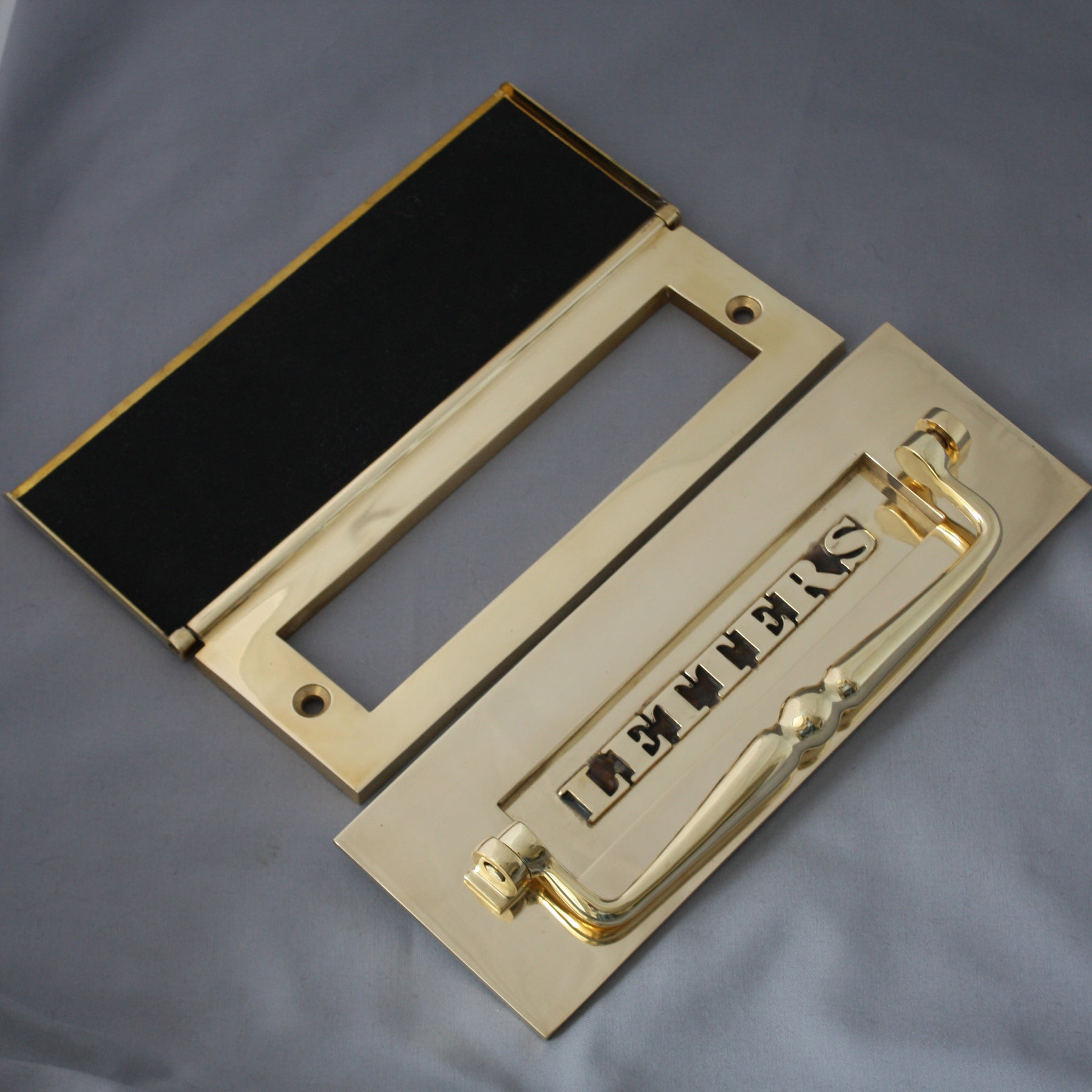 Classic Brass Letterbox, Clapper & Tidy | Architectural Decor