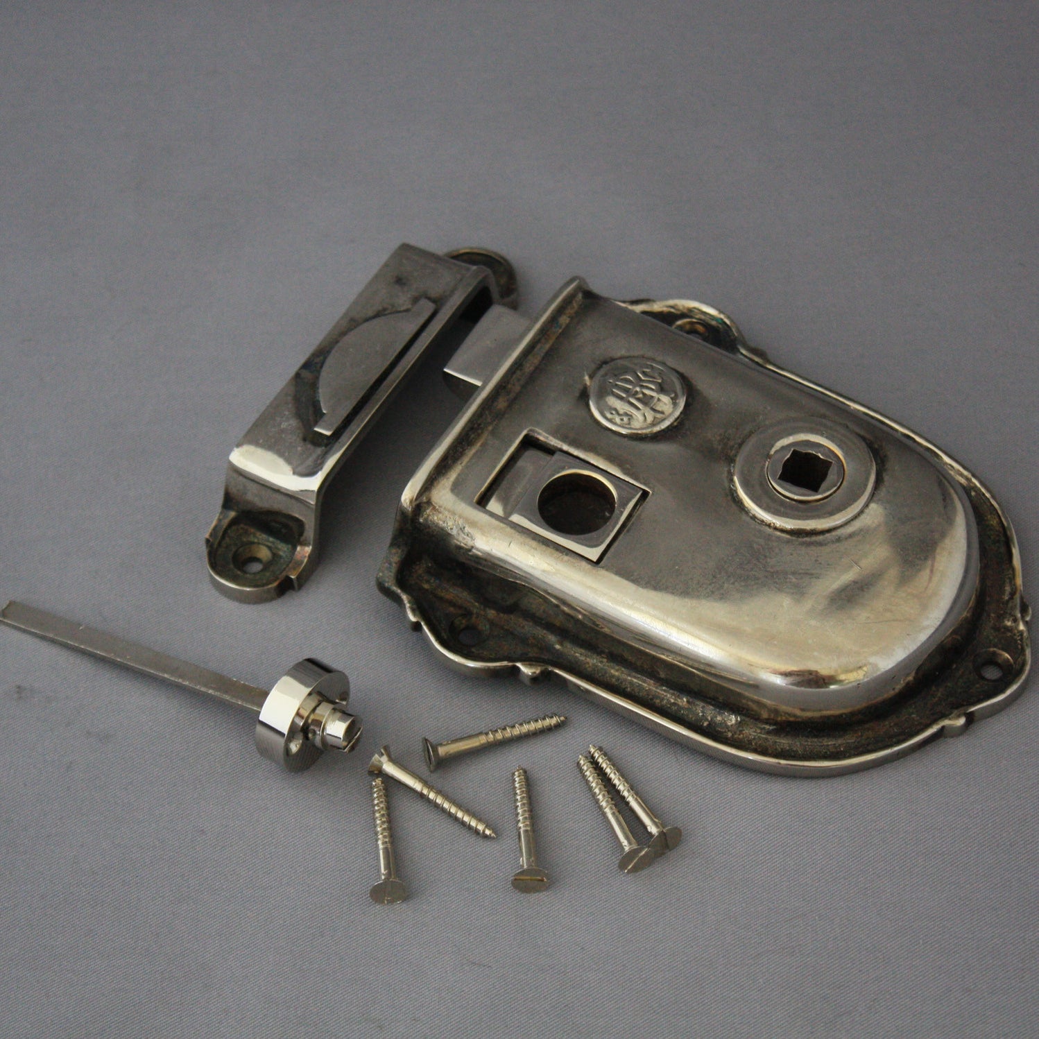 Victorian Nickel Rim Latch | Architectural Decor
