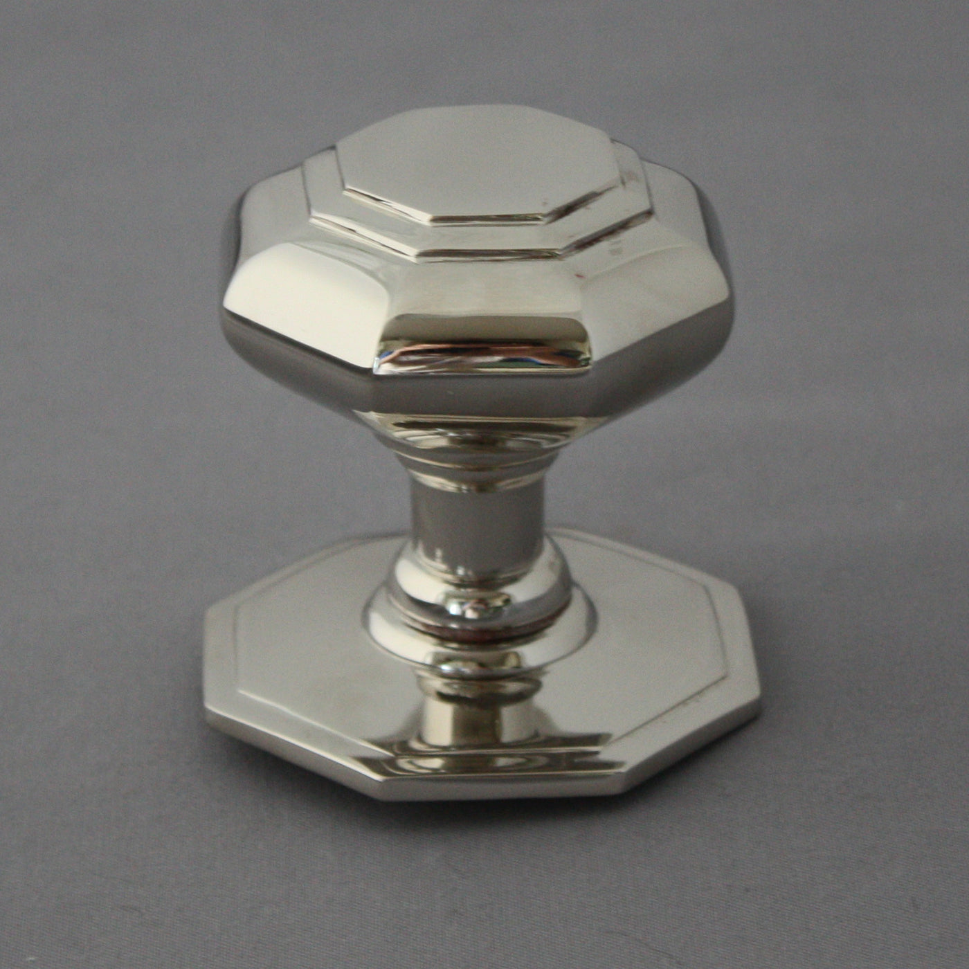 Nickel Octagonal Door Pull | Architectural Decor