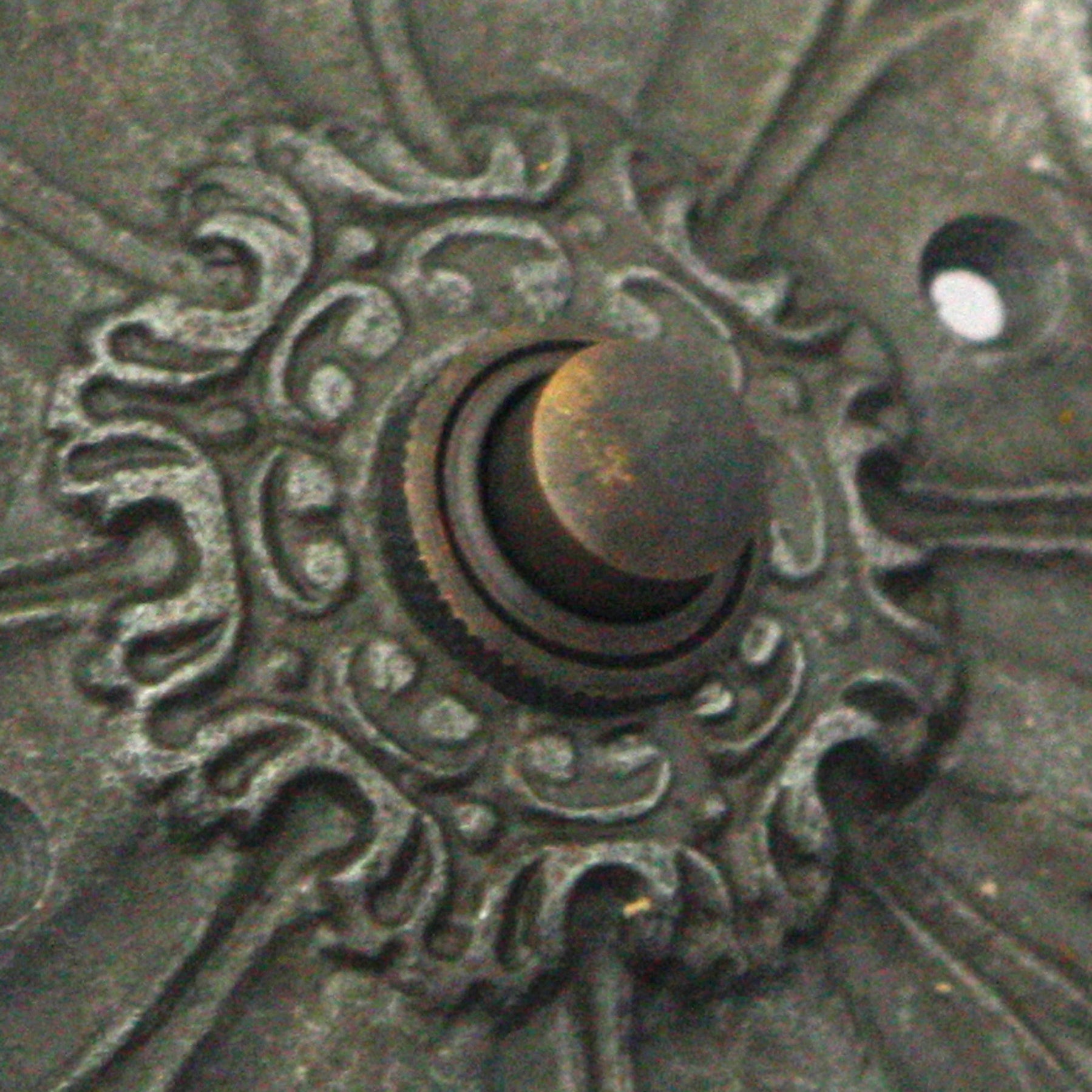 Period Iron Door Bell — Architectural Decor