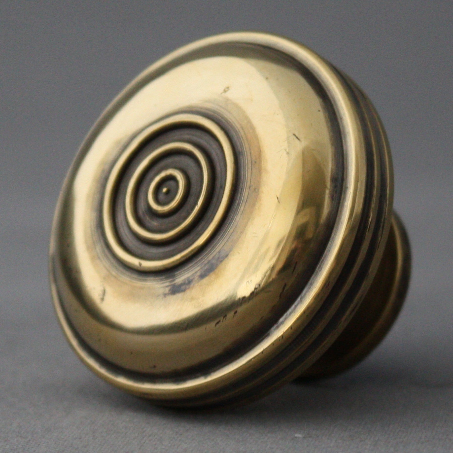 Large Georgian Brass Cabinet Knob | Architectural Decor