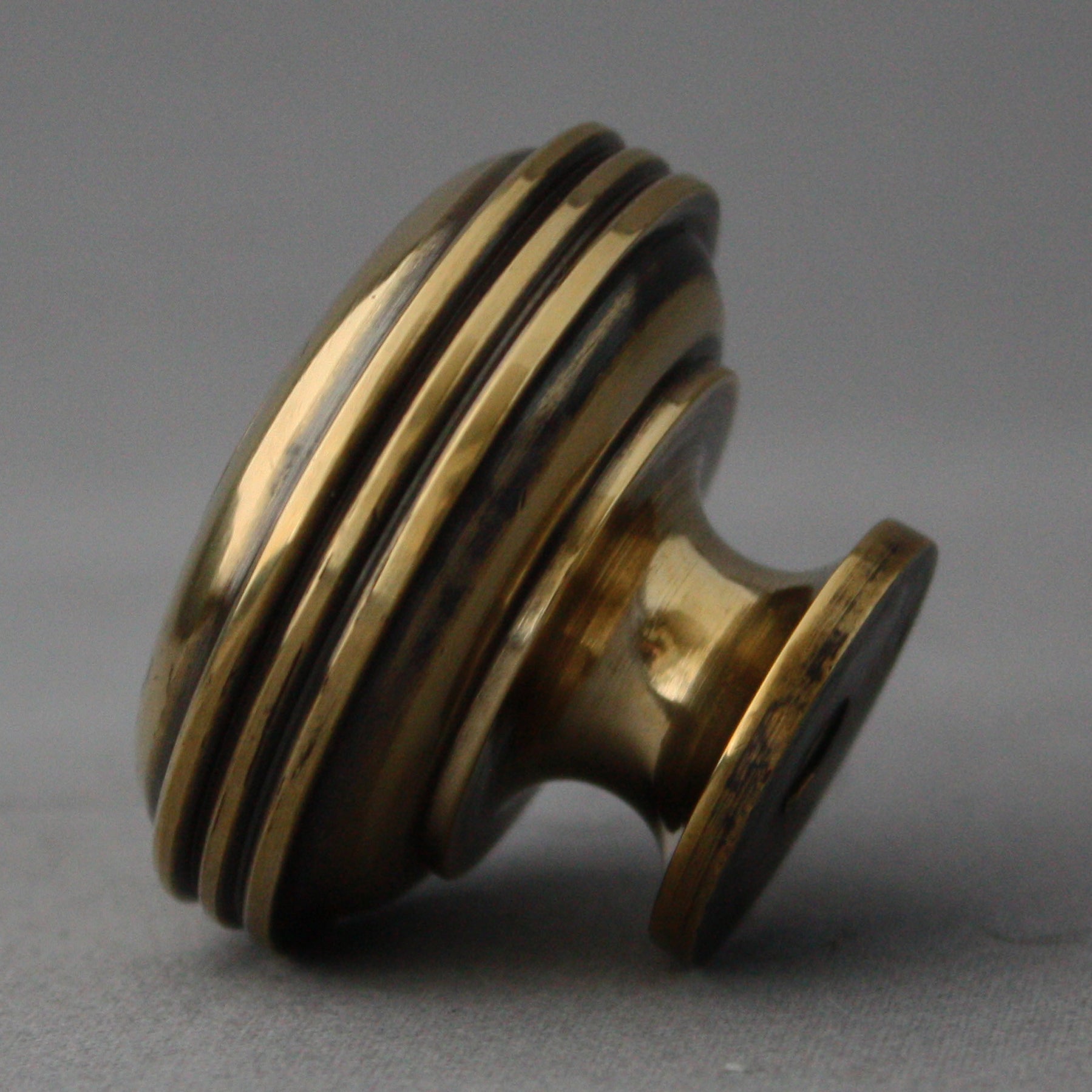 Large Georgian Brass Cabinet Knob | Architectural Decor