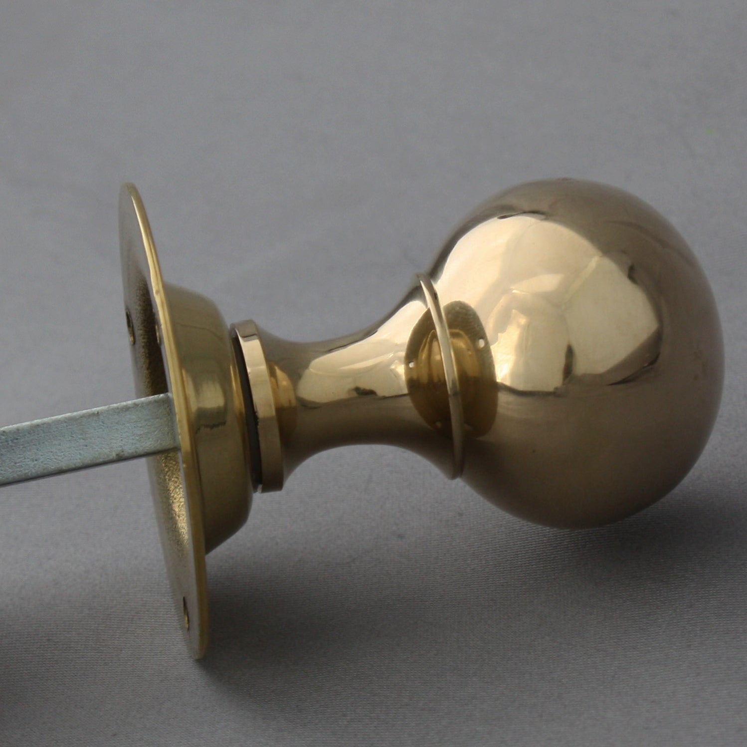 Edwardian Brass Ball Door Handles | Architectural Decor