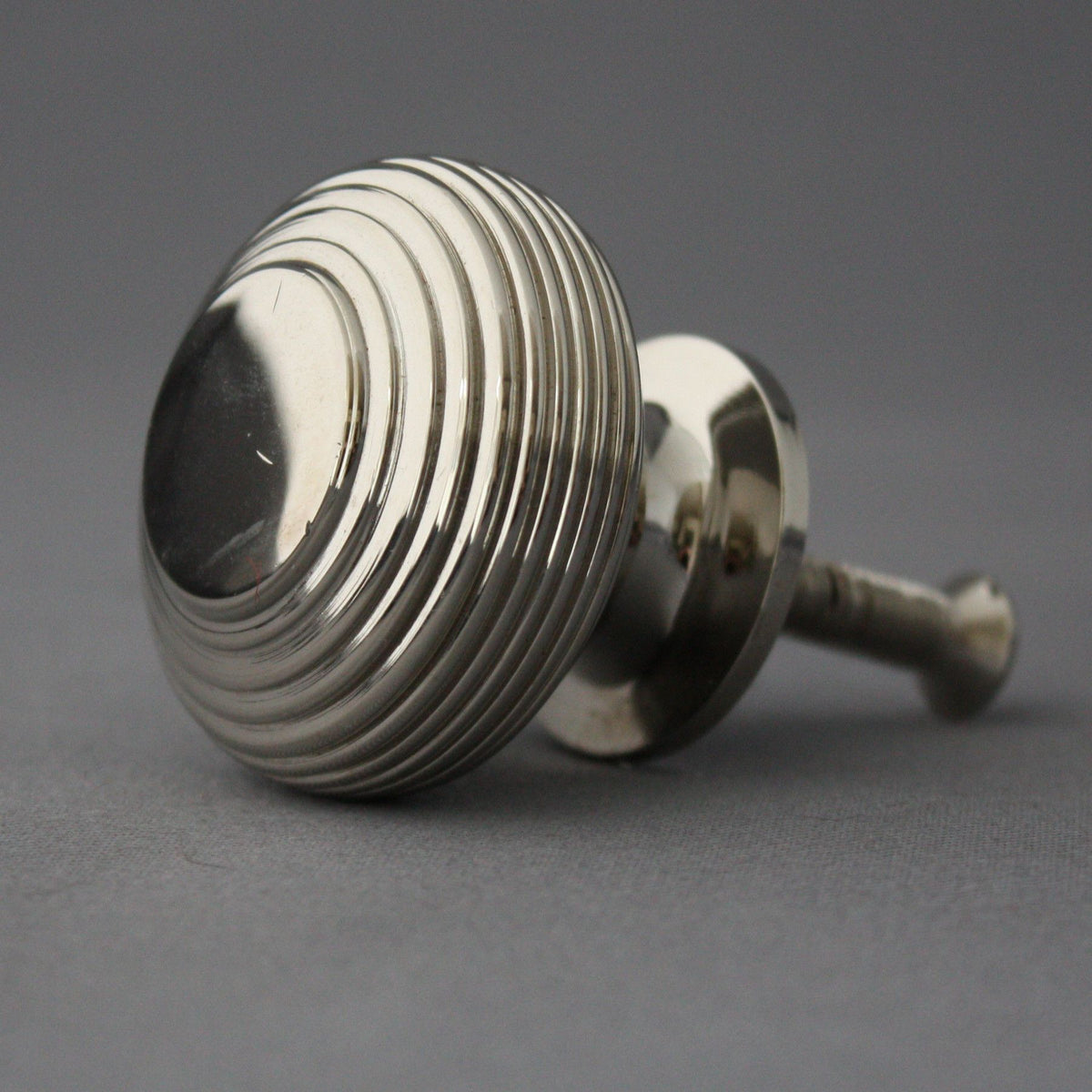 Large Nickel Beehive Cabinet Knob | Architectural Decor