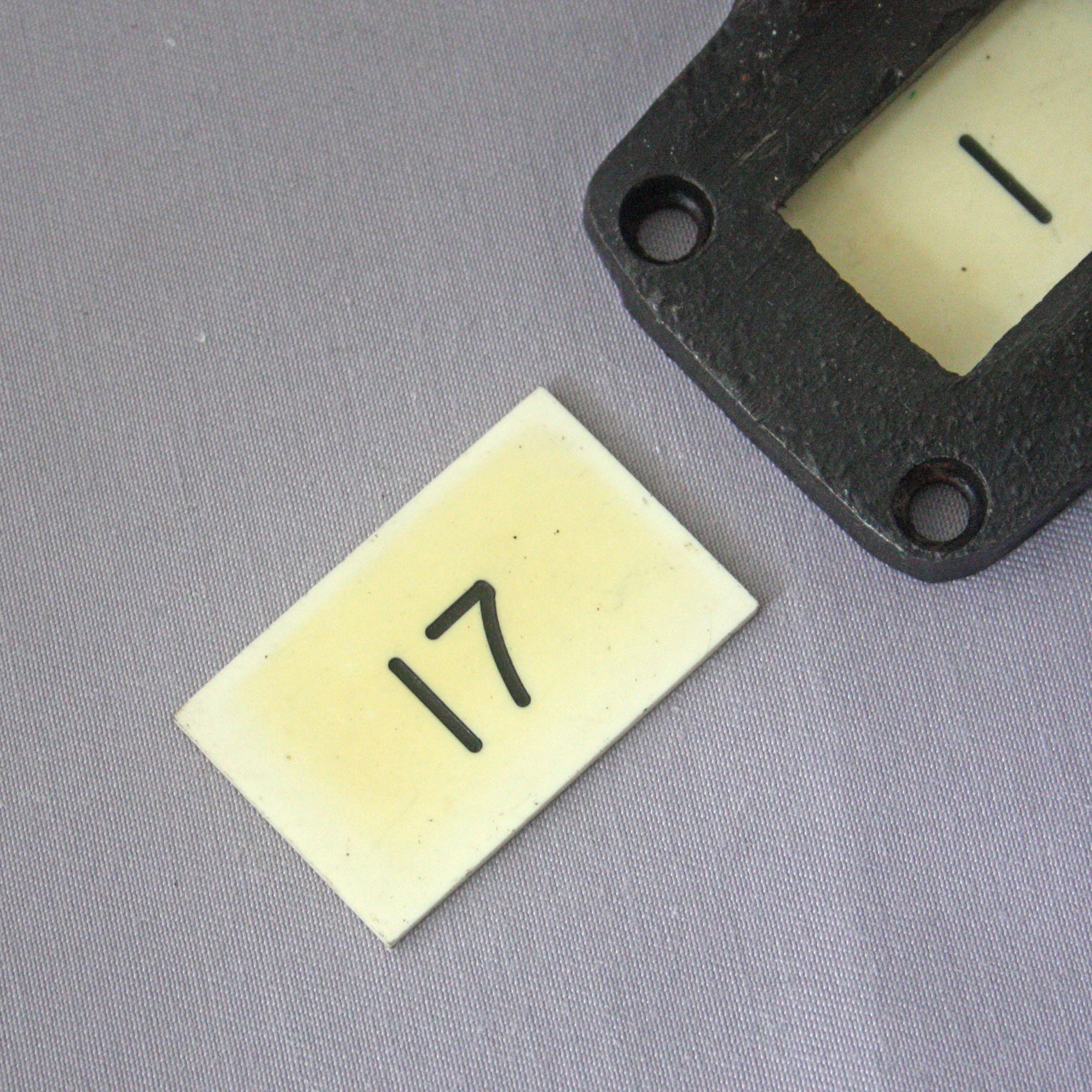 Reclaimed Factory Numbered Hooks | Architectural Decor