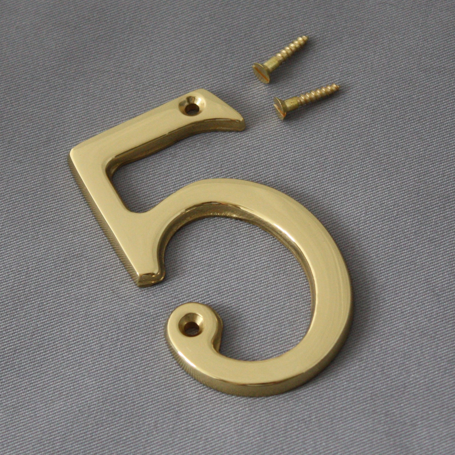 Traditional Brass Front Door Numerals | Architectural Decor