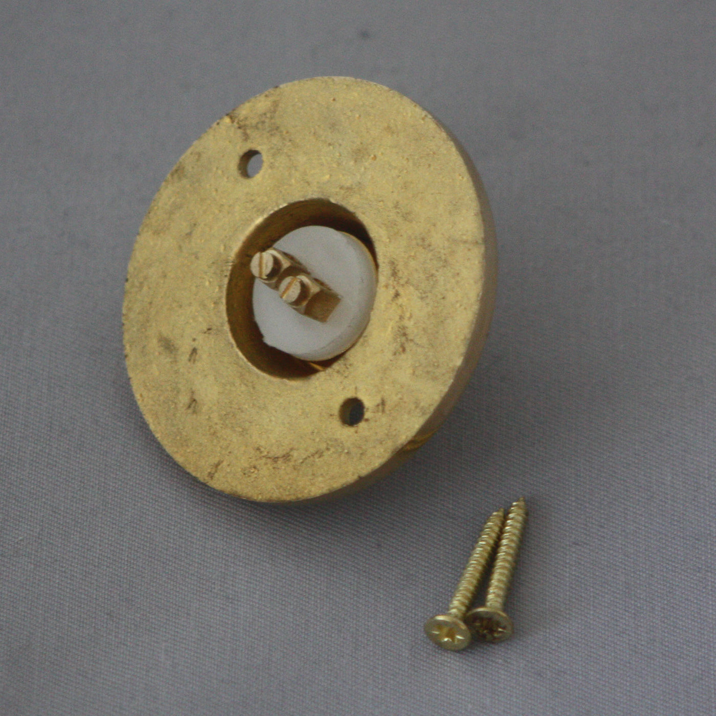 PRESS HERE Brass Door Bell | Architectural Decor