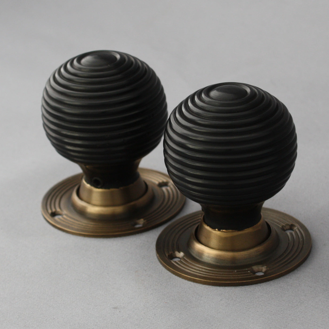 Ebony Beehive Door Knobs | Architectural Decor