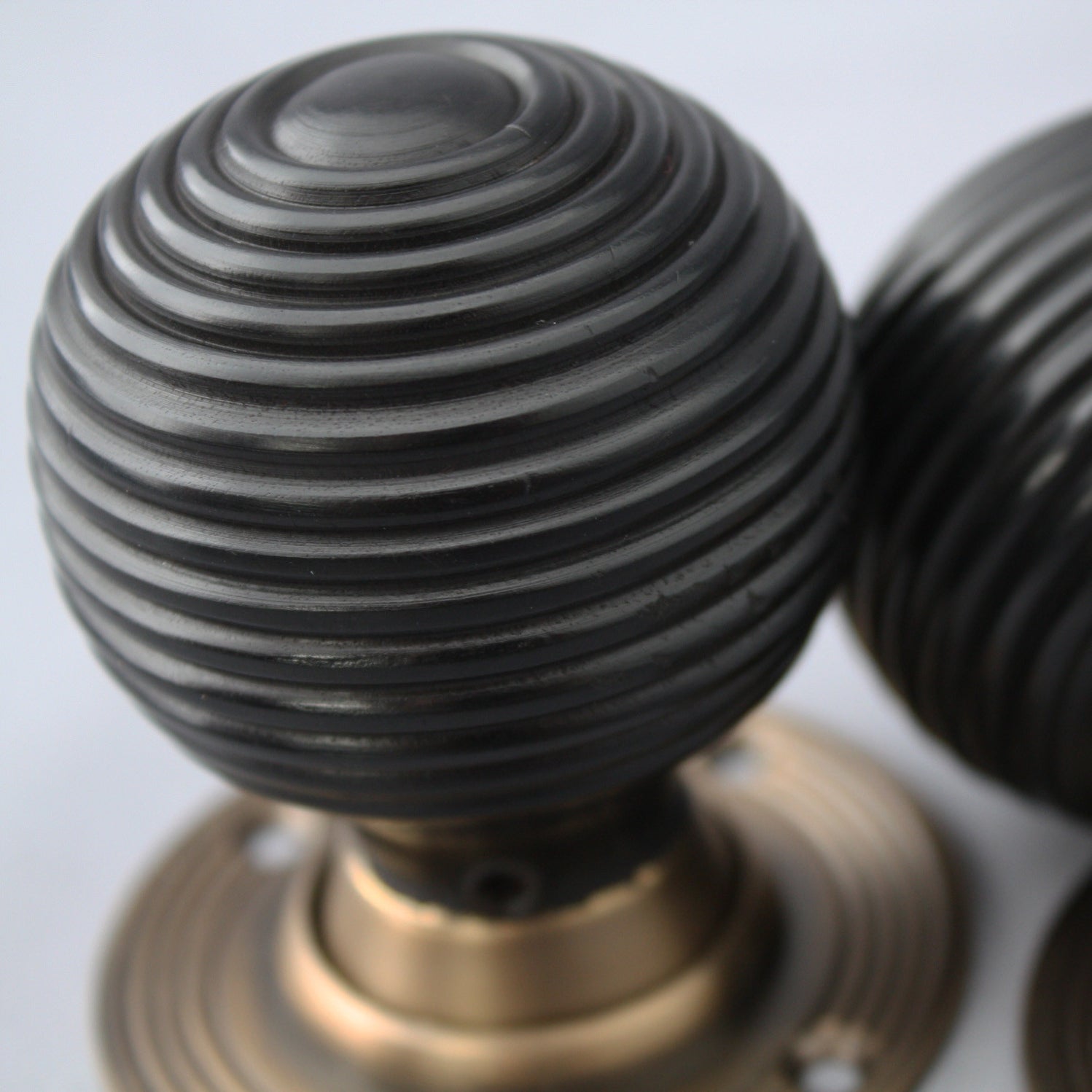 Ebony Beehive Door Knobs | Architectural Decor