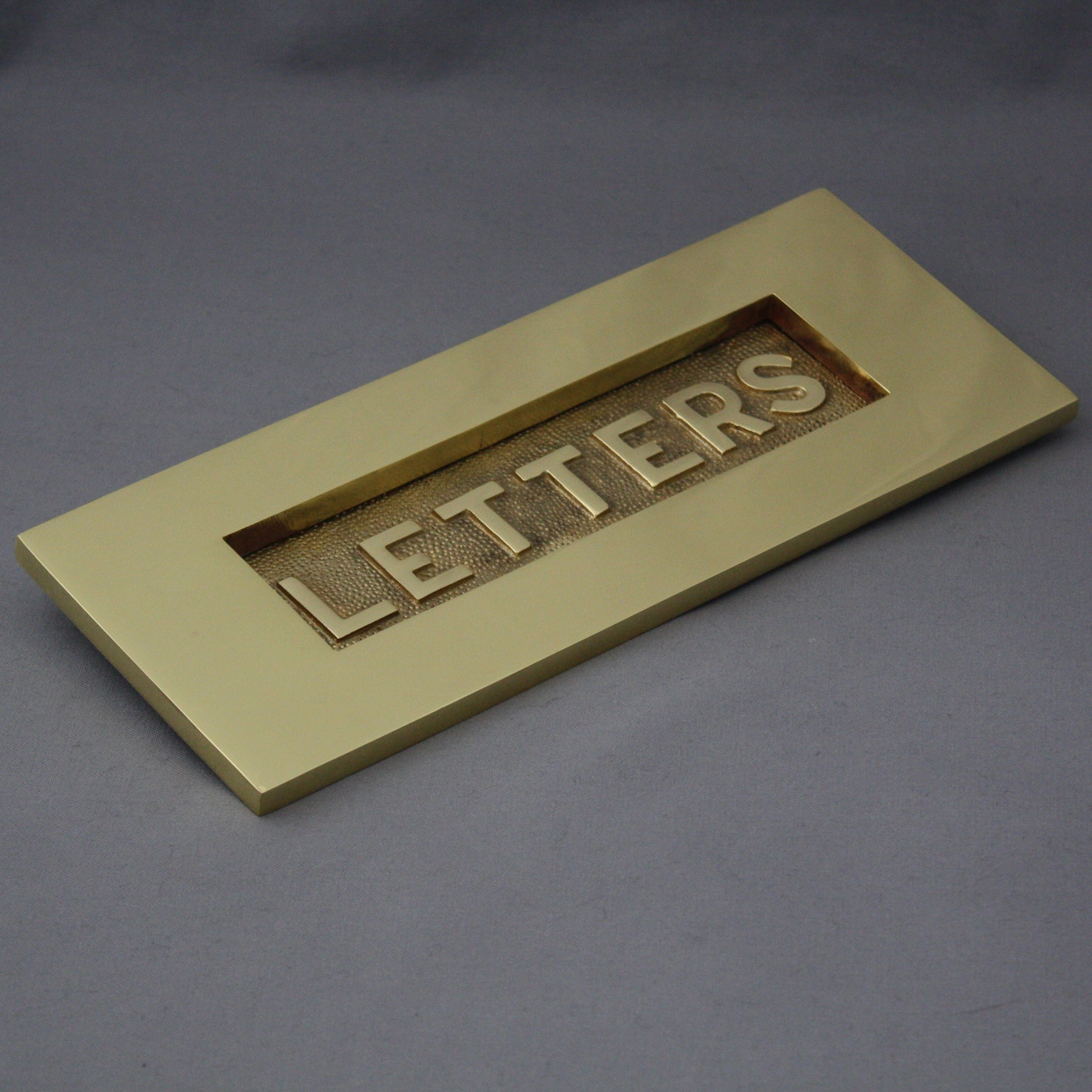 Victorian Brass Letters Letterbox | Architectural Decor