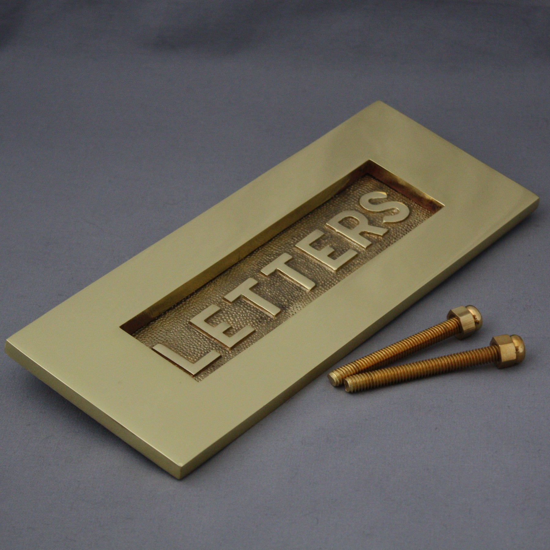 Victorian Brass Letters Letterbox | Architectural Decor
