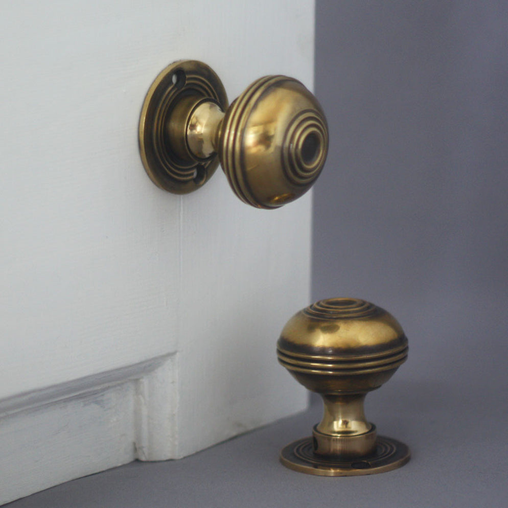 Brass Bloxwich Door Knobs | Architectural Decor
