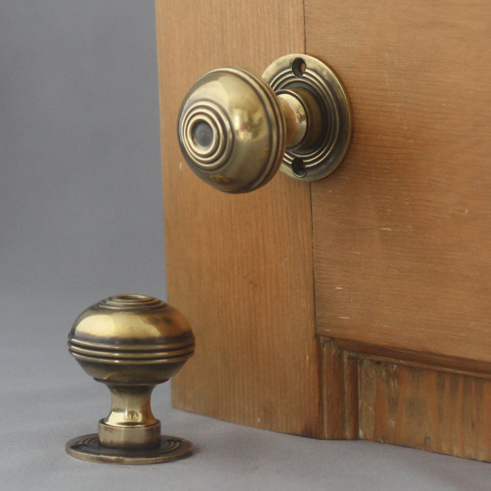 Brass Bloxwich Door Knobs | Architectural Decor
