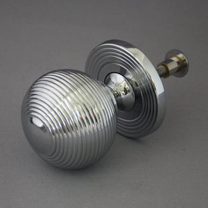 Chrome Beehive Front Door Pull | Architectural Decor