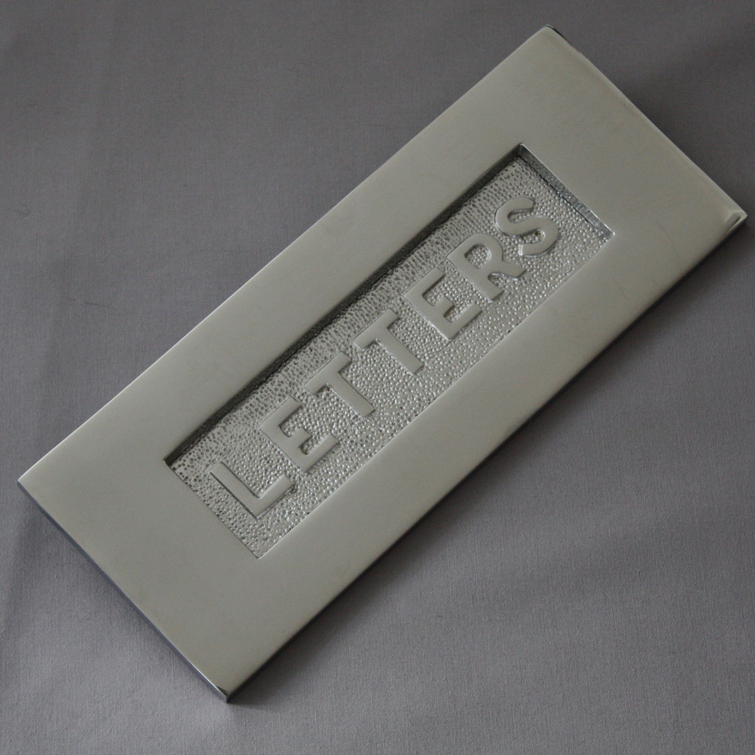 Victorian Chrome 'Letters' Letterbox | Architectural Decor