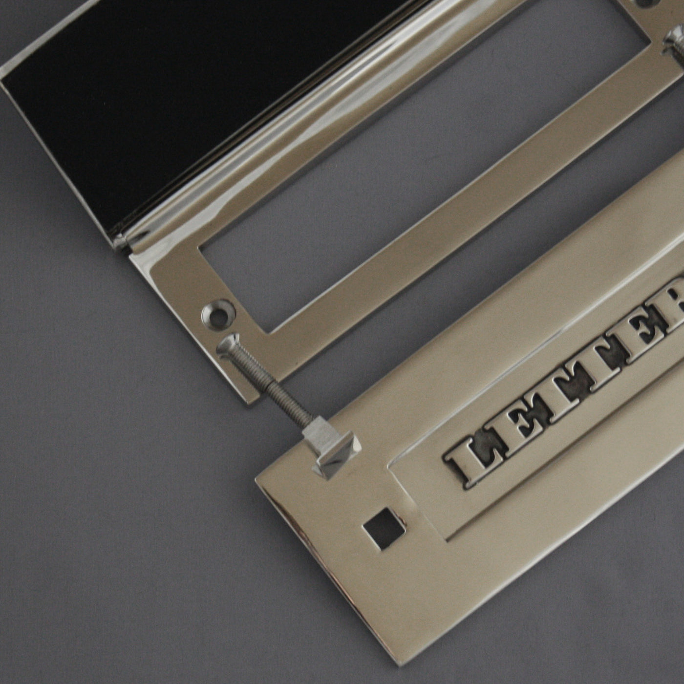 Victorian Nickel Letterbox & Tidy | Architectural Decor