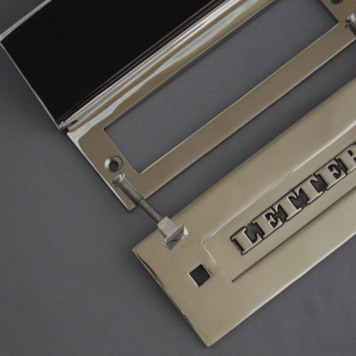 Victorian Nickel Letterbox & Tidy | Architectural Decor