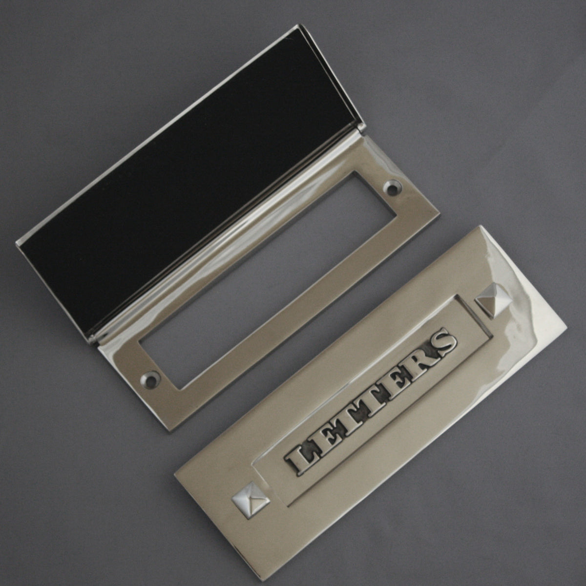 Victorian Nickel Letterbox & Tidy | Architectural Decor