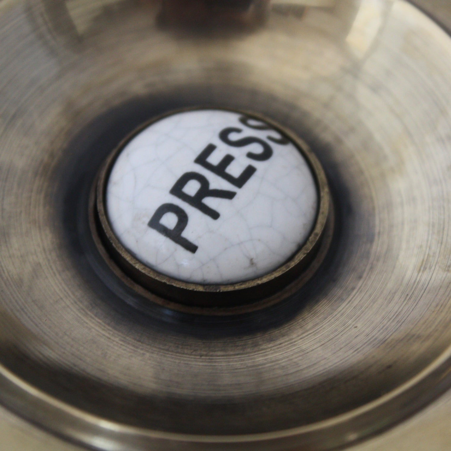 Large Victorian Electric Bell Push | Architectural Decor