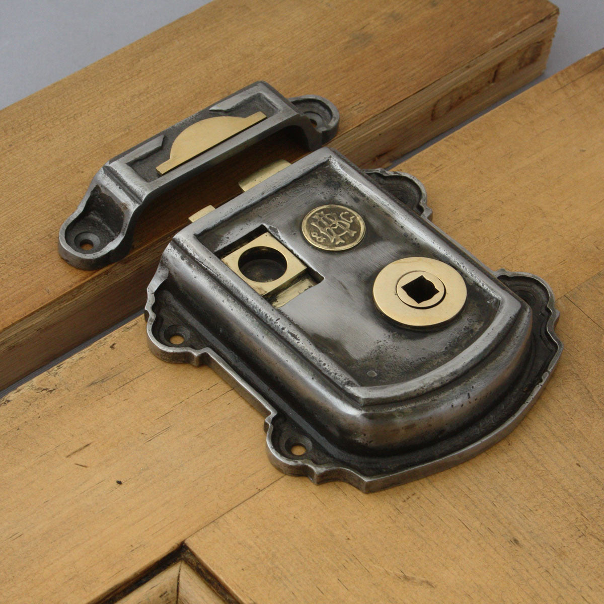 Victorian Cast Iron Rim Latch | Architectural Decor